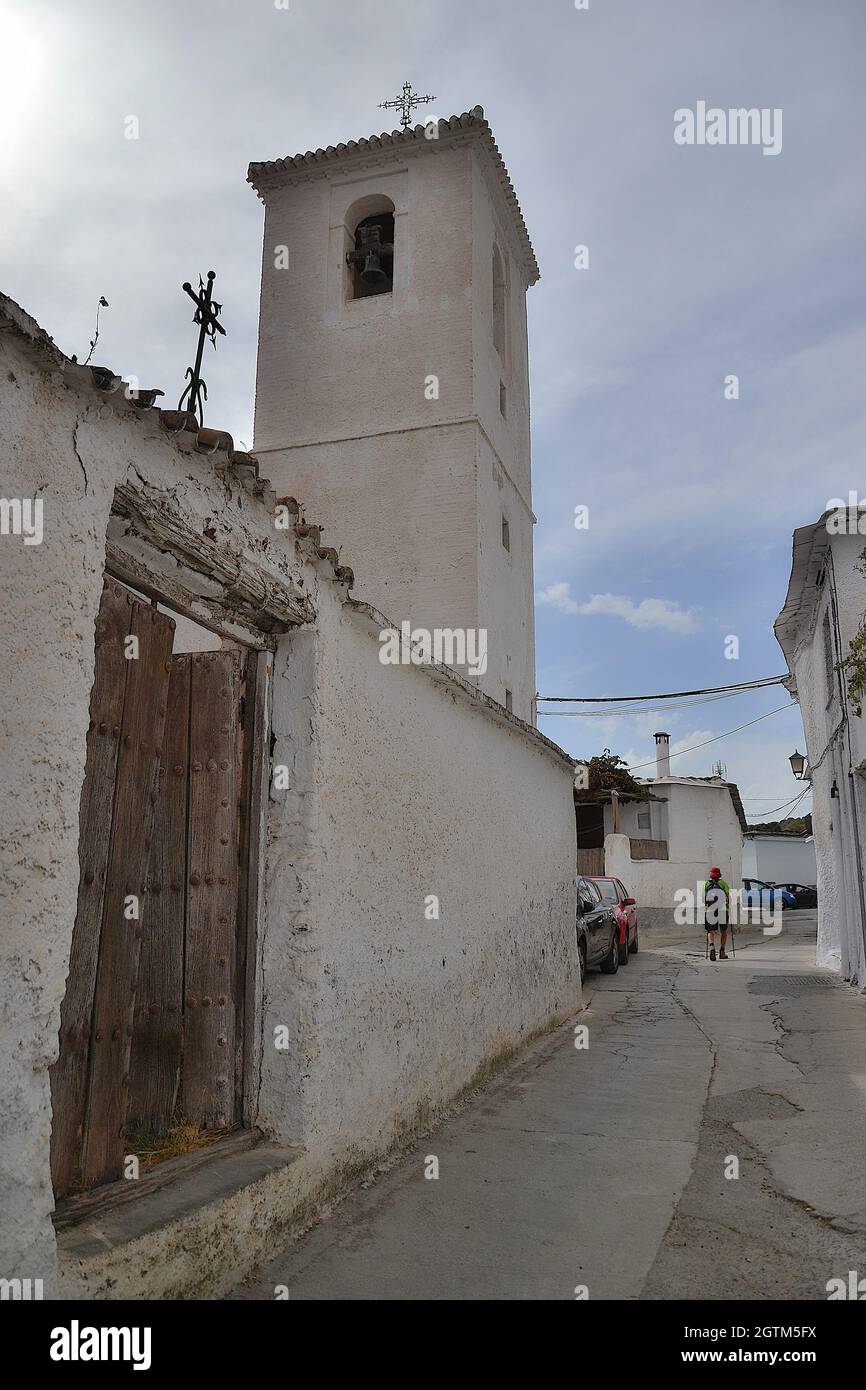 church of a village of La Taha in the Alpujarra Stock Photo - Alamy