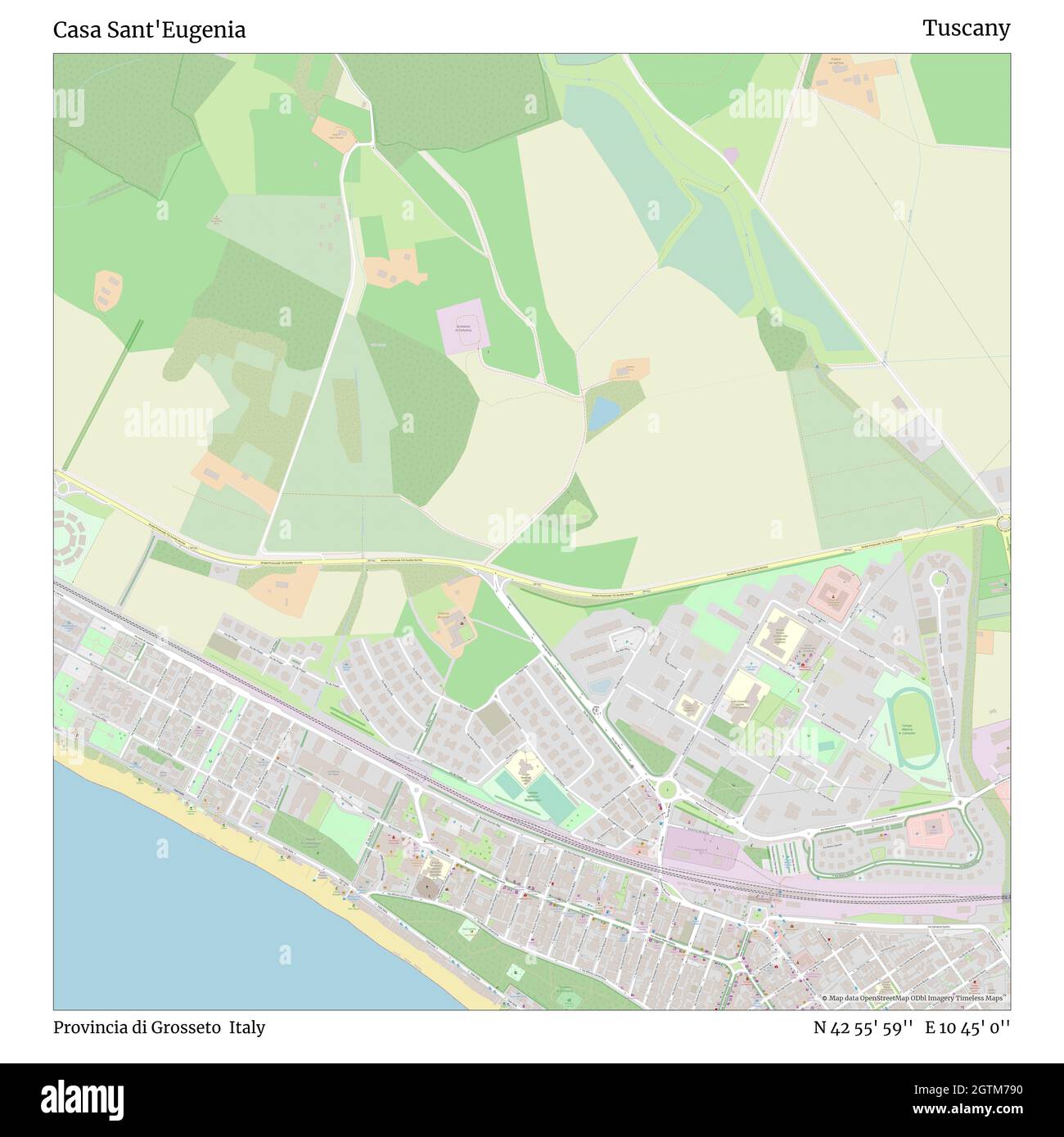 Map of grosseto hi-res stock photography and images - Alamy