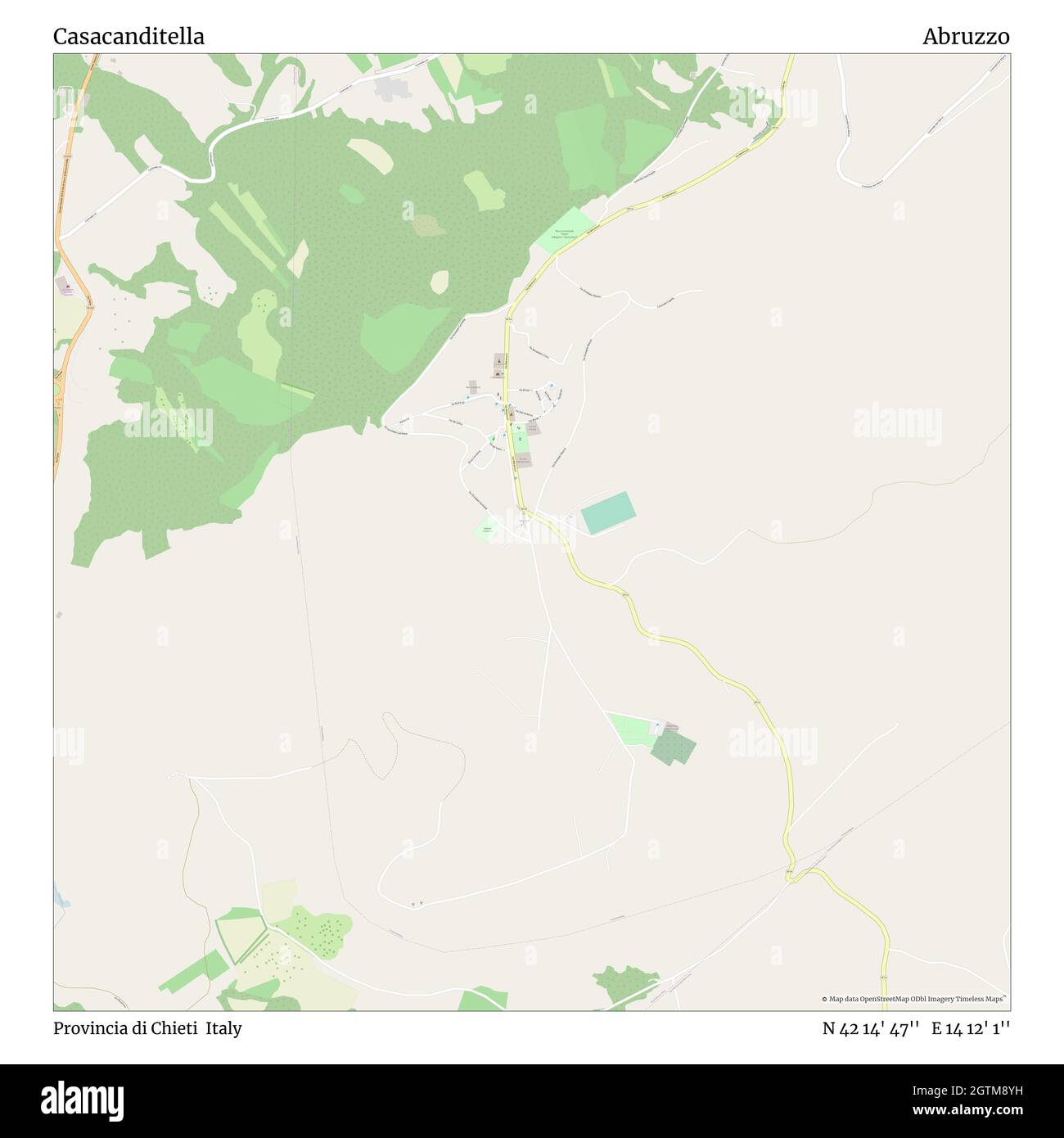 Map of chieti hi-res stock photography and images - Alamy