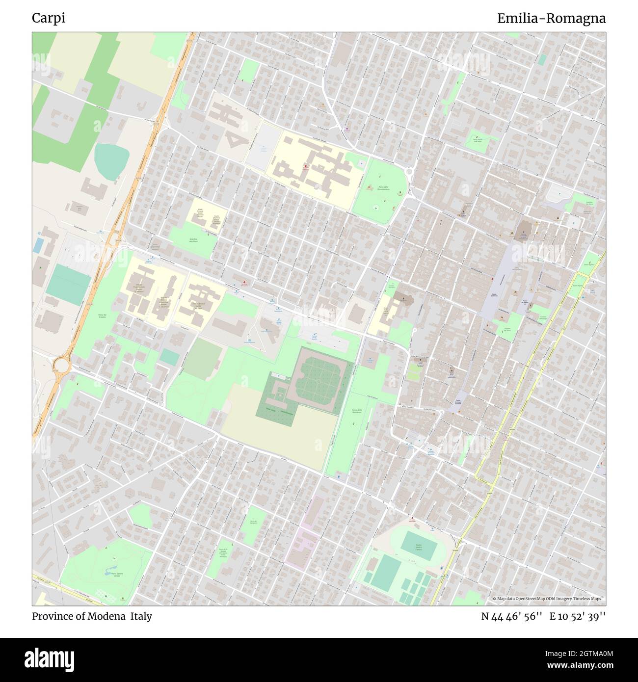 Carpi, Province of Modena, Italy, Emilia-Romagna, N 44 46' 56'', E 10 ...
