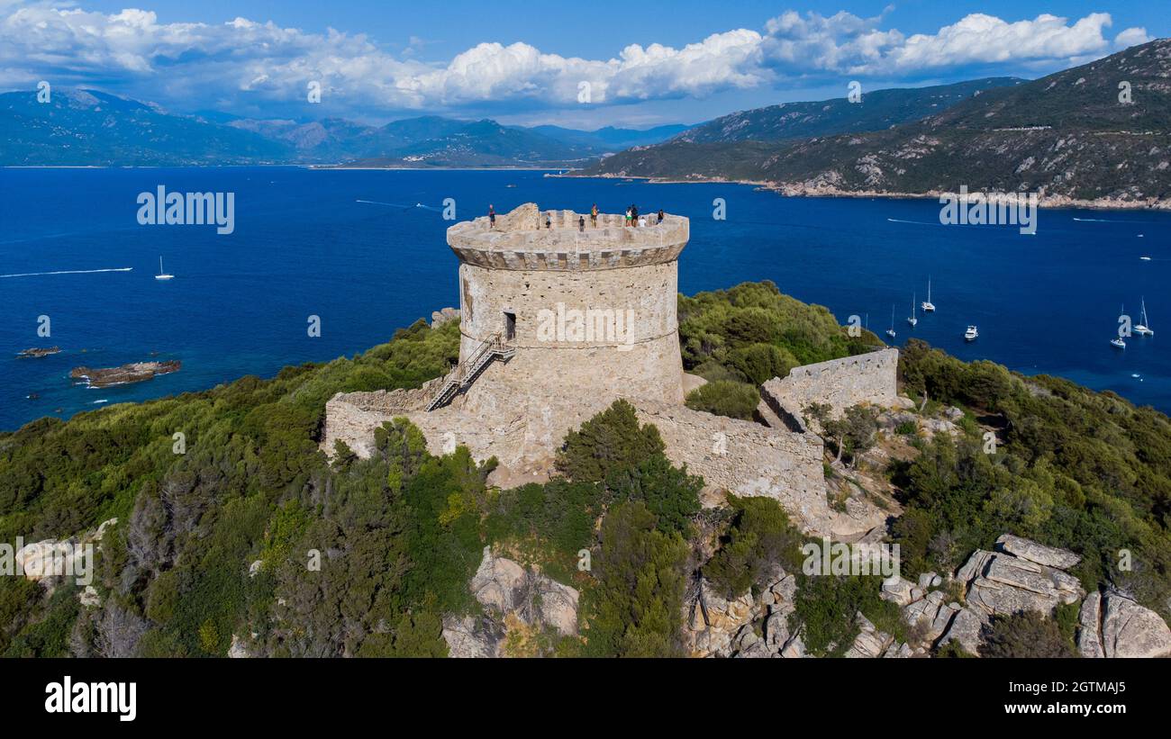 Genoese lookout tower corsica hi-res stock photography and images - Alamy