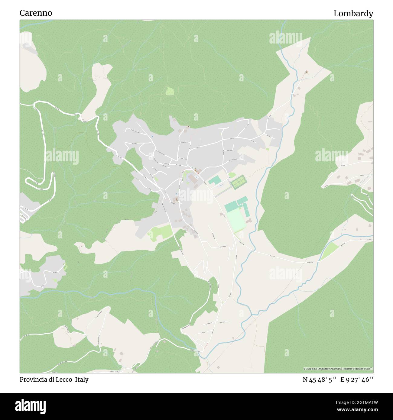 Map of lecco hi-res stock photography and images - Alamy