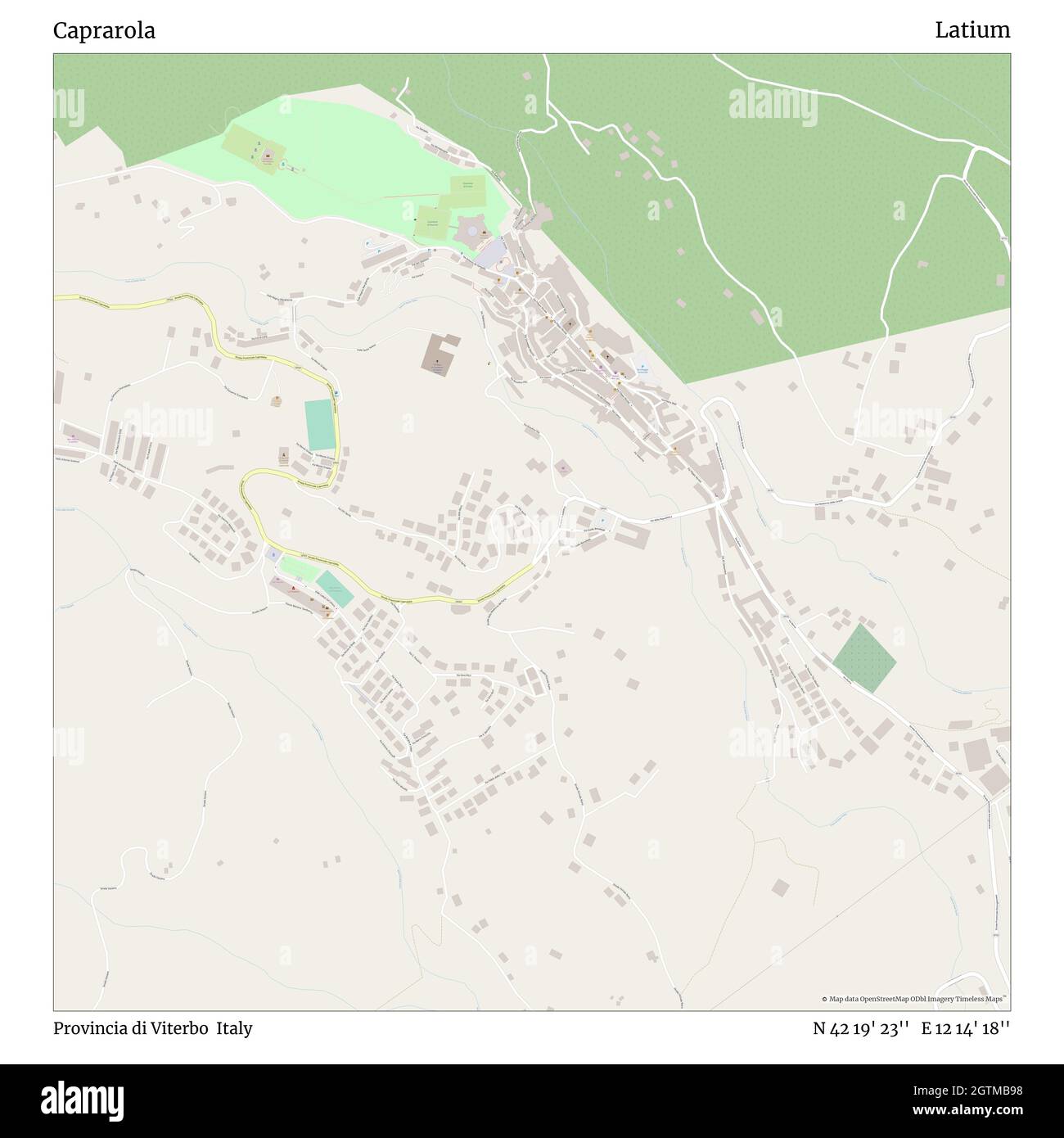 Caprarola maps hi-res stock photography and images - Alamy