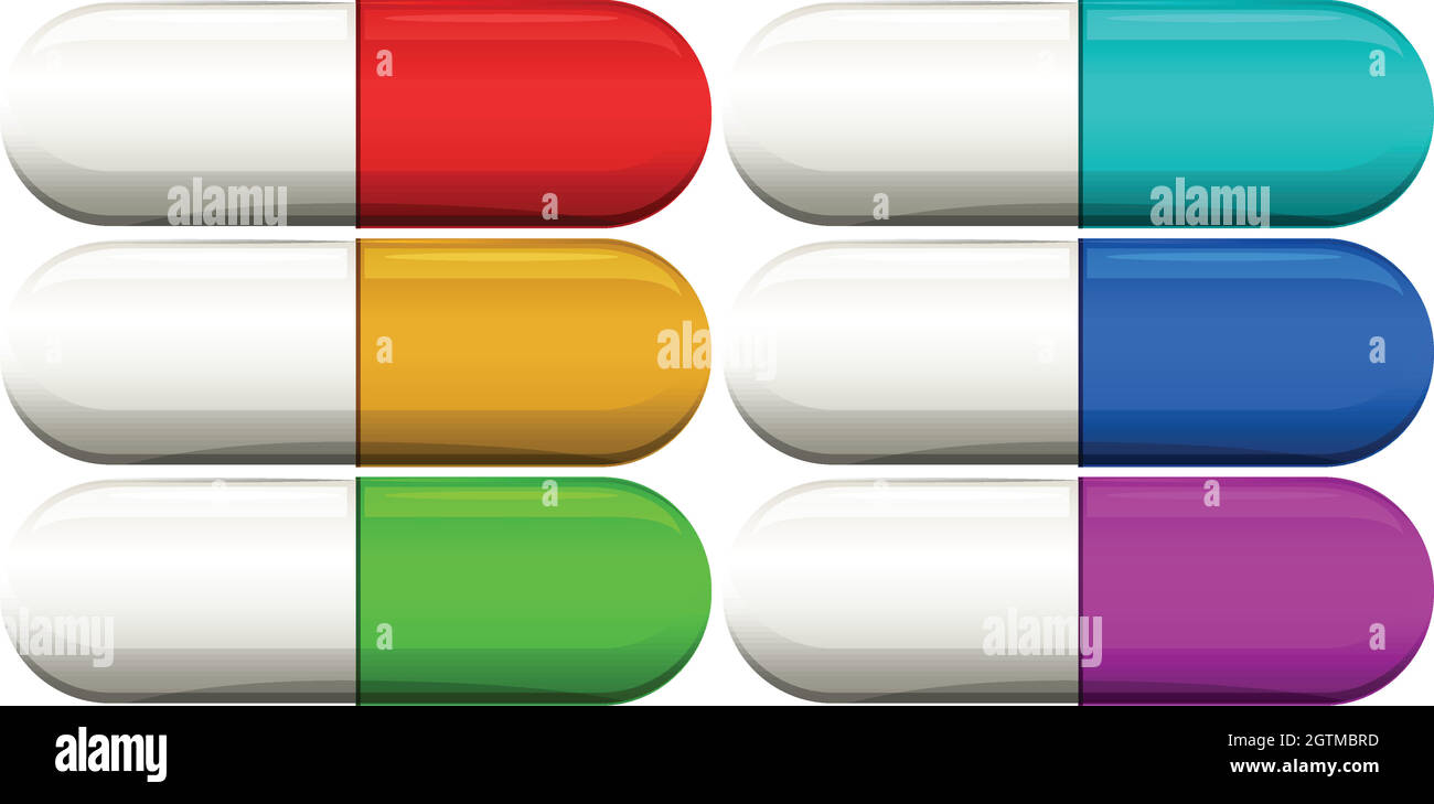 Hard shelled capsules hi-res stock photography and images - Alamy