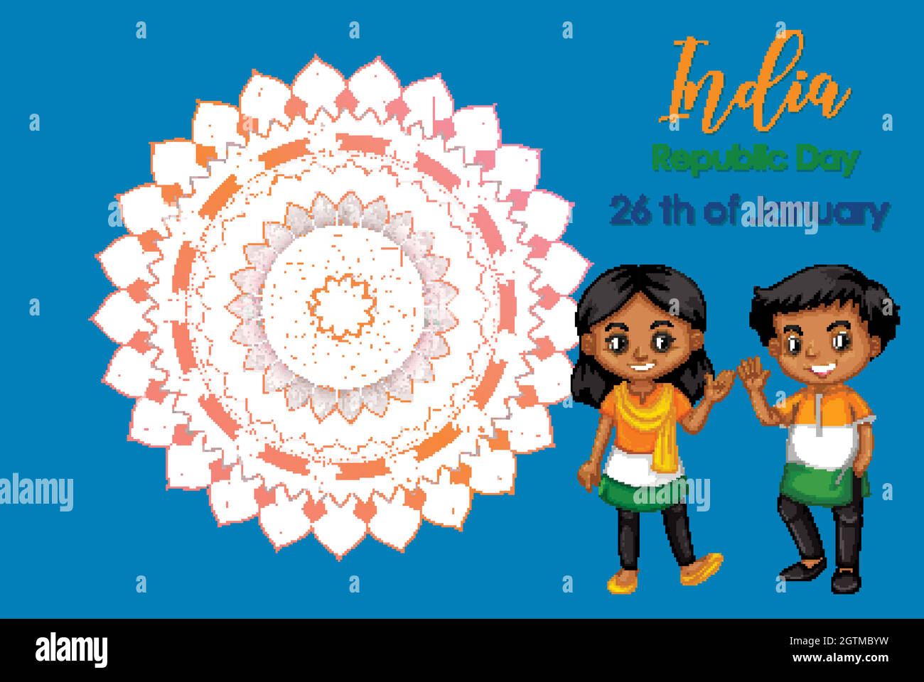 Public holiday poster design with happy kids Stock Vector Image & Art ...