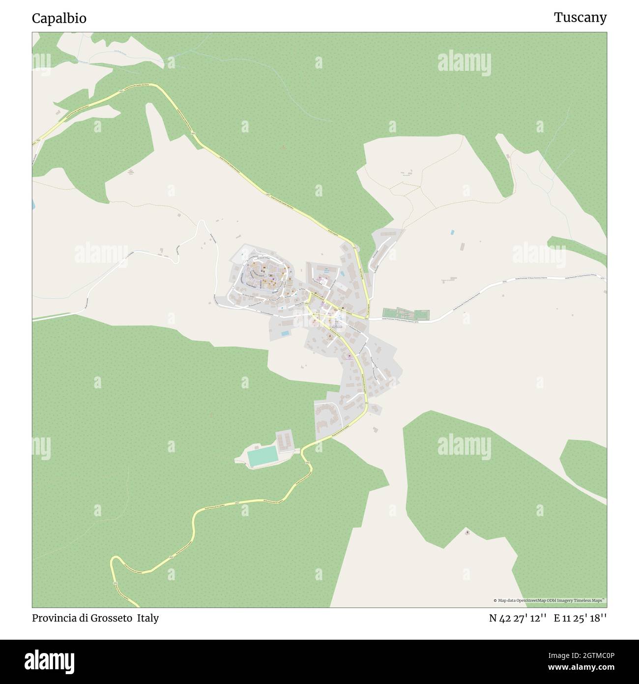 Capalbio map hi-res stock photography and images - Alamy