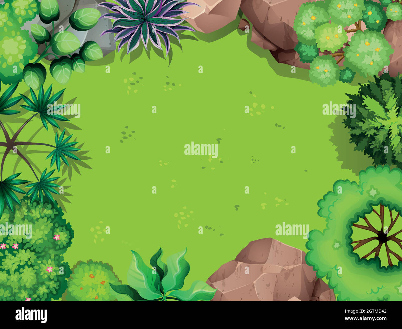 Aerial trees Stock Vector Images - Alamy