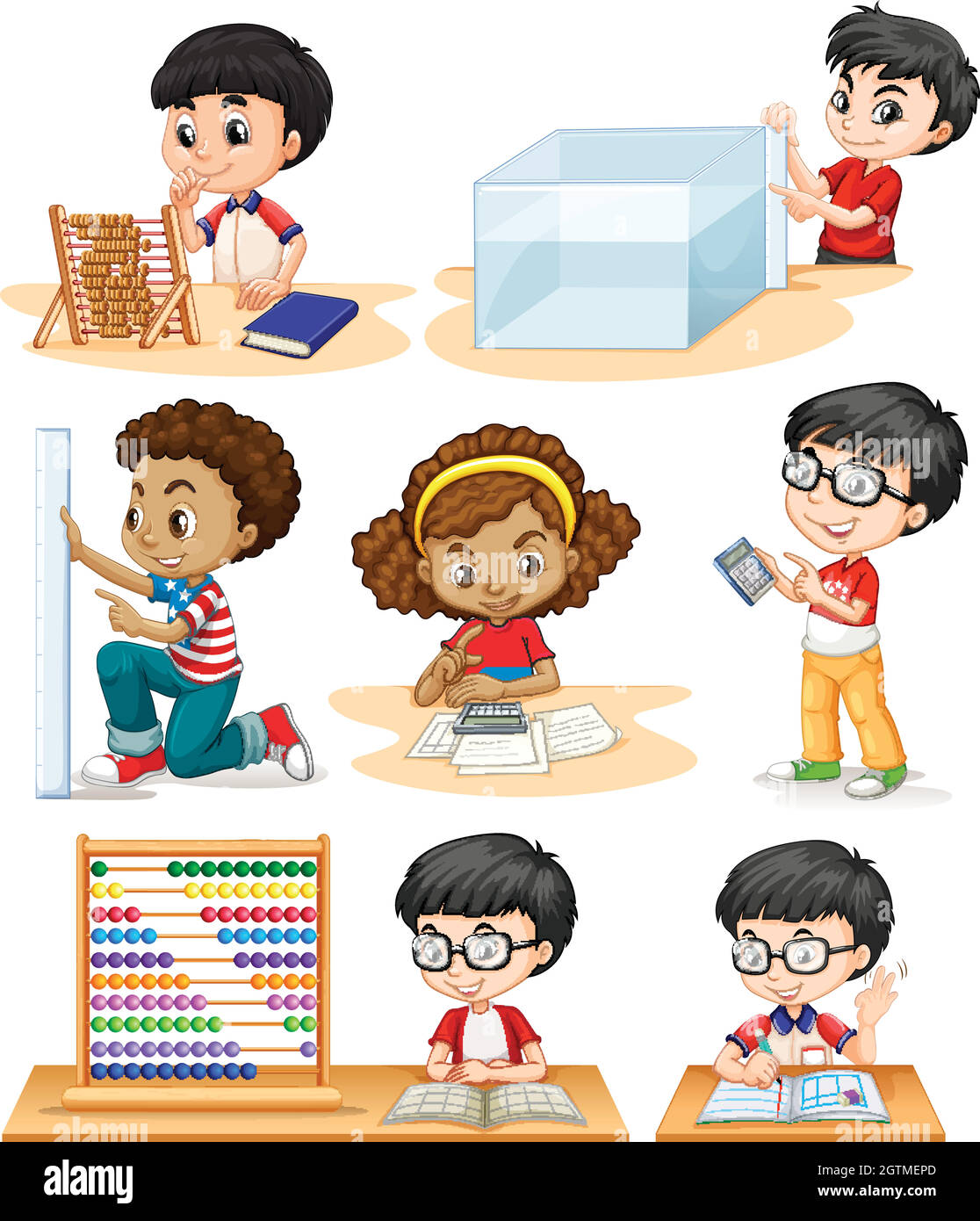 Boys And Girl Doing Math Problems Stock Vector Image Art Alamy boys-and-girl-doing-math-problems-stock-vector-image-art-alamy