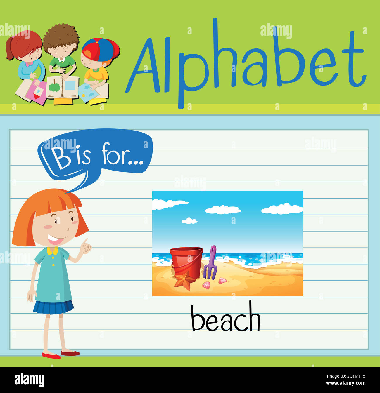 Beach landform Stock Vector Images - Alamy