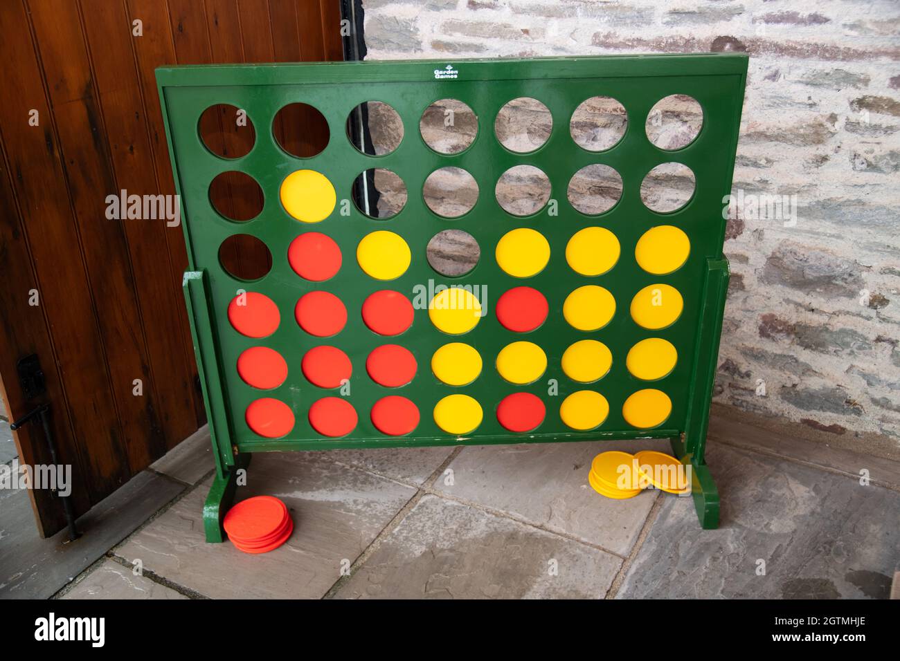 Outdoor Large Giant Game for Weddings and Parties Stock Photo - Alamy