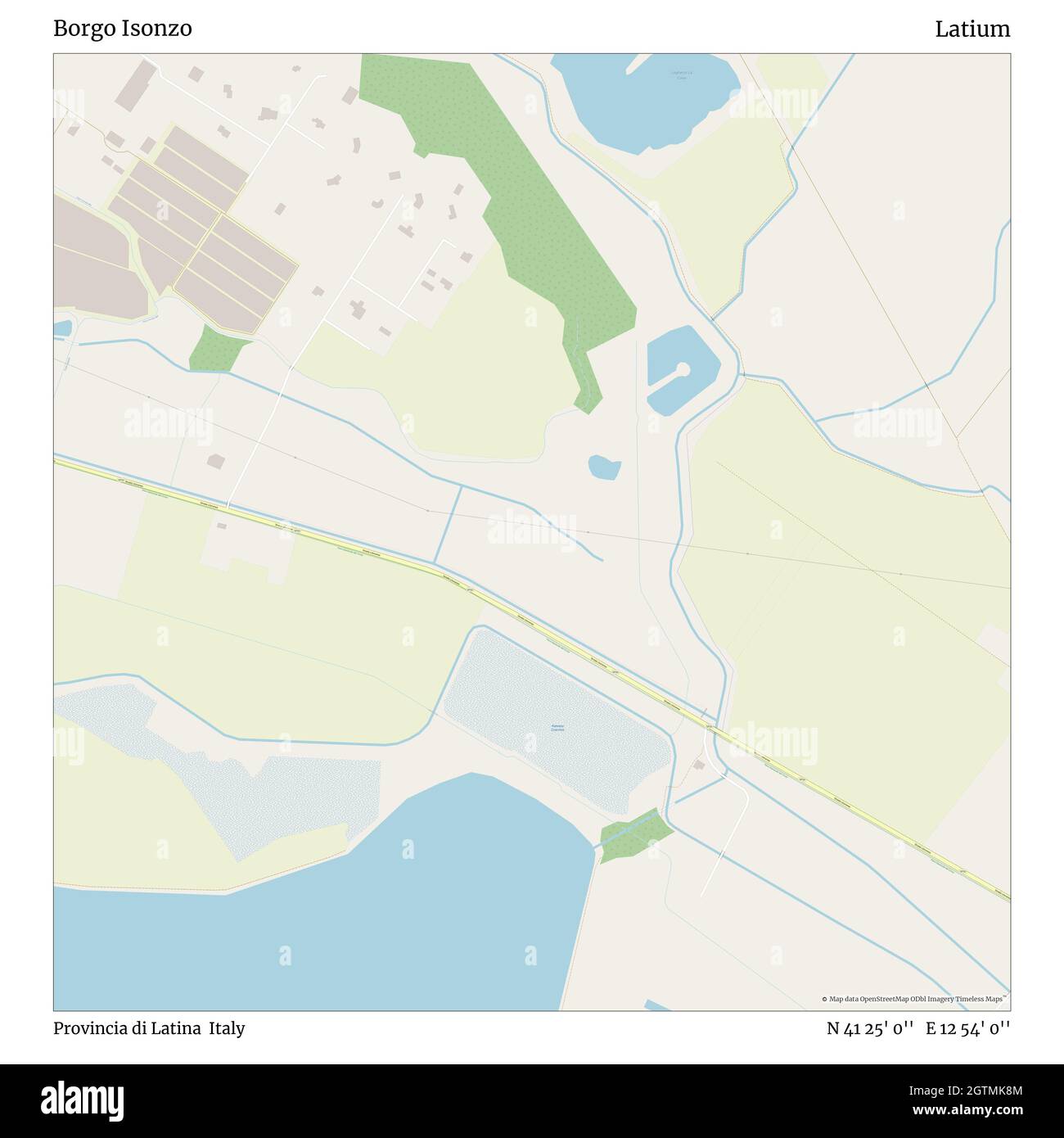 Borgo Isonzo, Provincia di Latina, Italy, Latium, N 41 25' 0'', E 12 54 ...