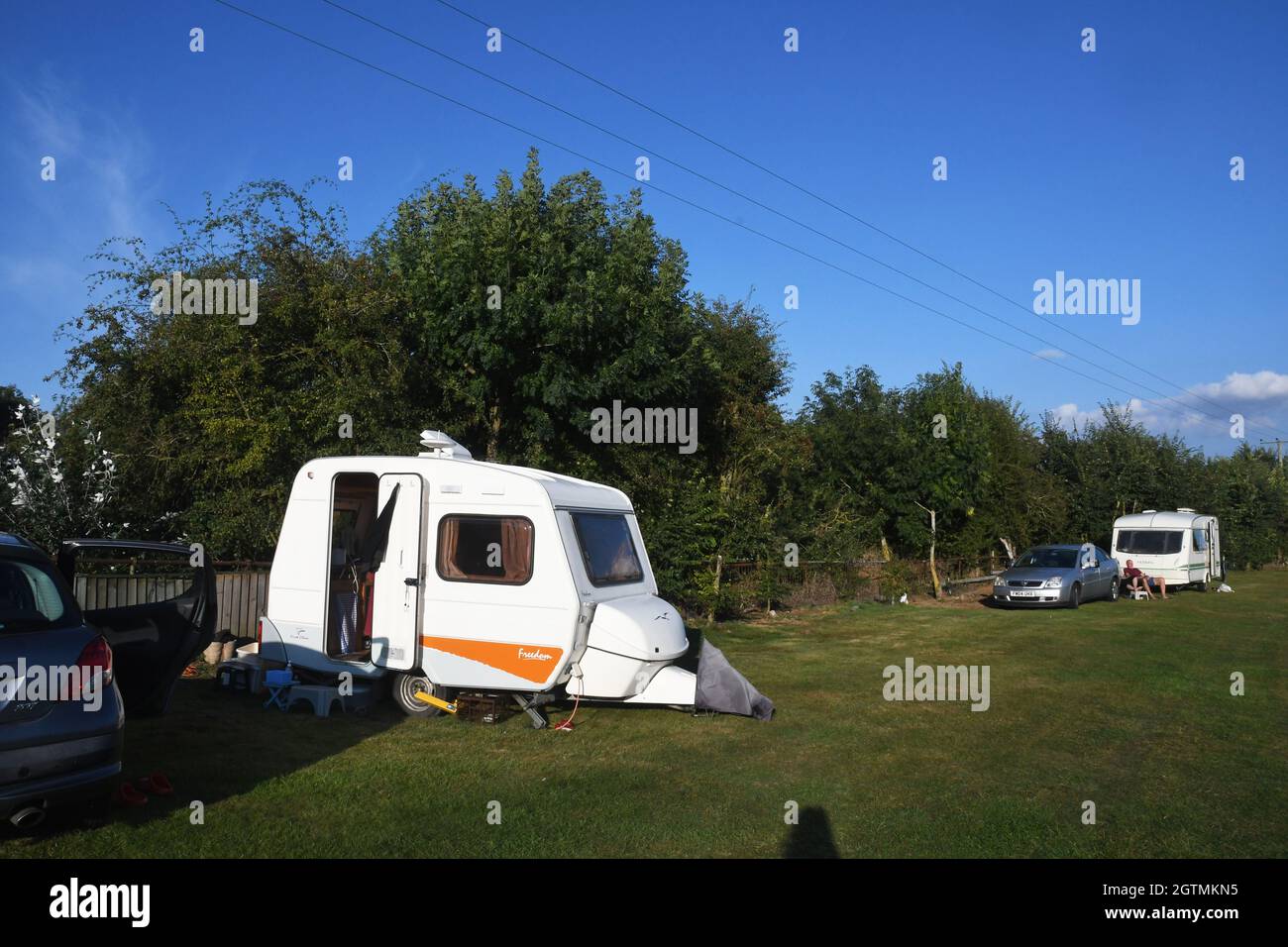 Freedom Jetstream Caravan at Lakeview Paddock Campsite, Grafham ...