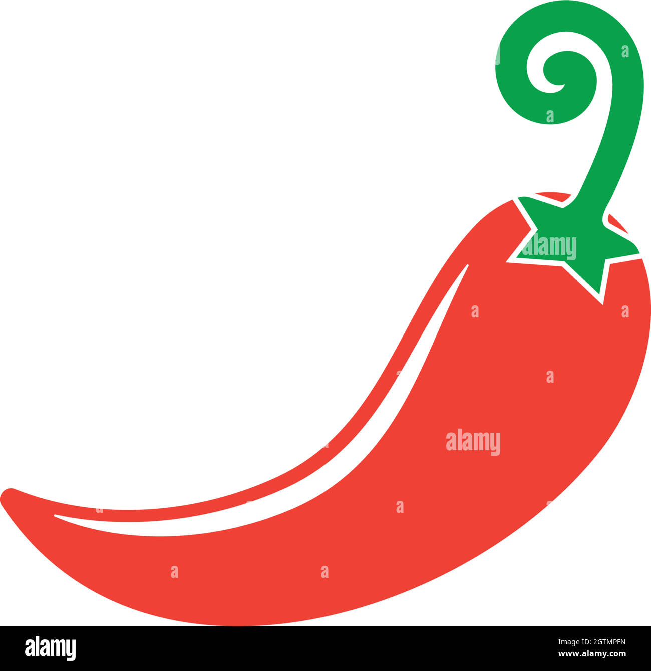 Chili logo design hi-res stock photography and images - Alamy