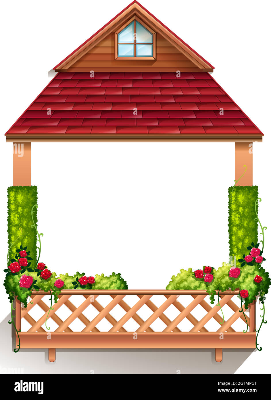 Porch ornamental Stock Vector Images - Alamy