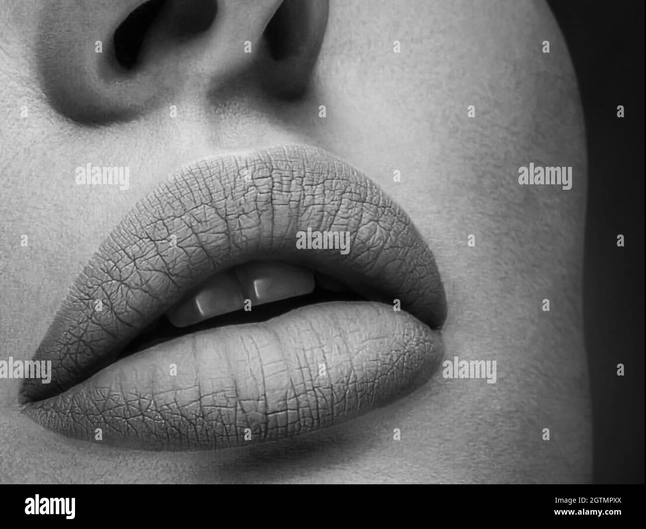 Human mouth model Black and White Stock Photos & Images - Alamy