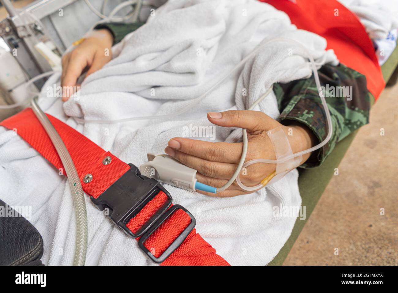 Soldier lying on bed hi-res stock photography and images - Alamy