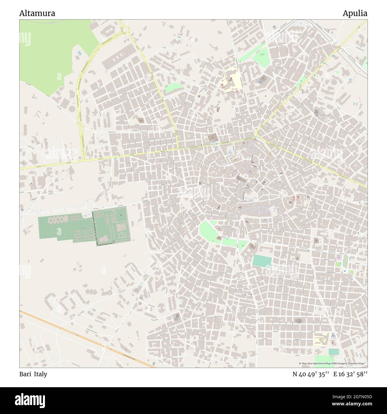 Bari map Cut Out Stock Images & Pictures - Alamy