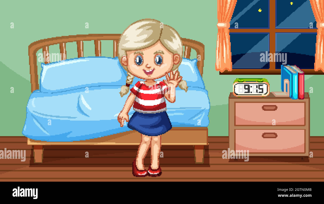 Going To Bed Cartoon