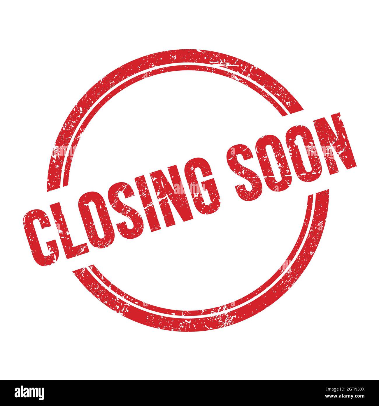 Closing soon stamp hi-res stock photography and images - Alamy
