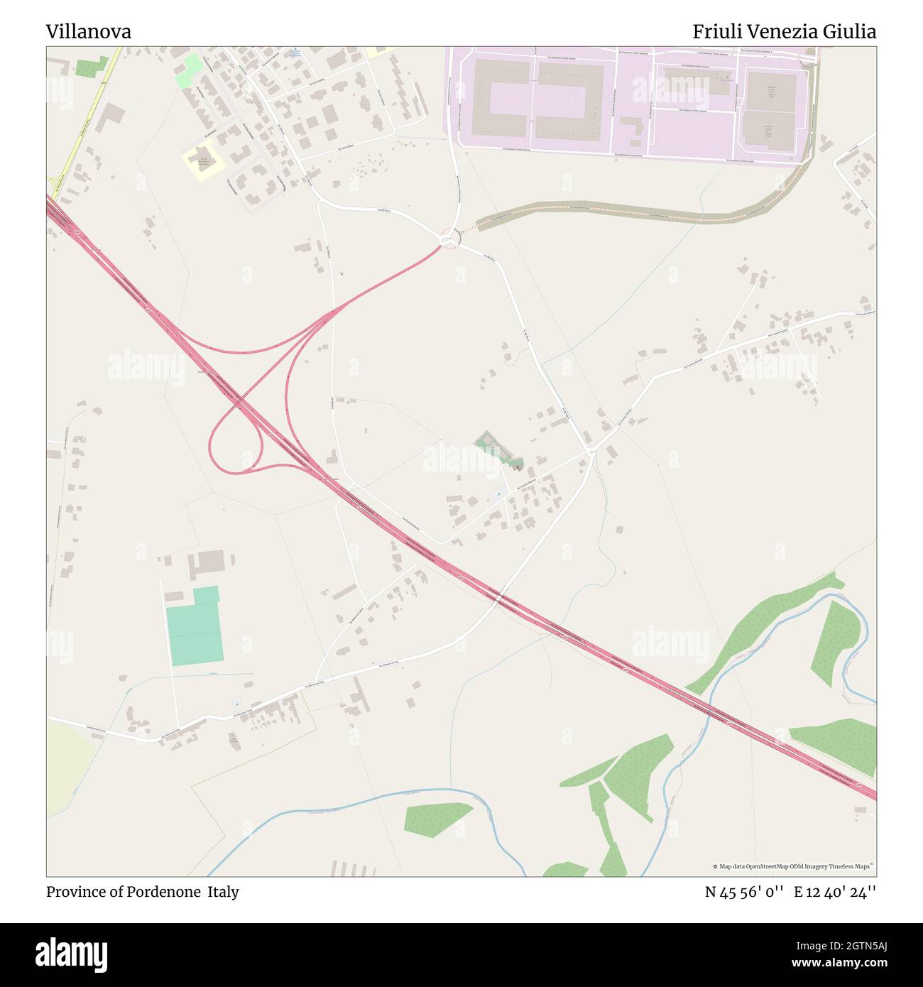 Villanova, Province of Pordenone, Italy, Friuli Venezia Giulia, N 45 56 ...