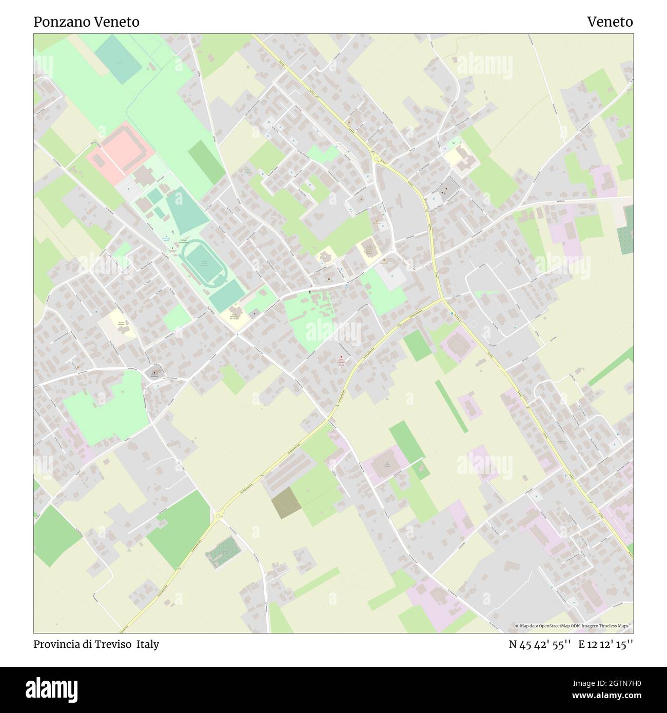 Map of treviso hi-res stock photography and images - Alamy
