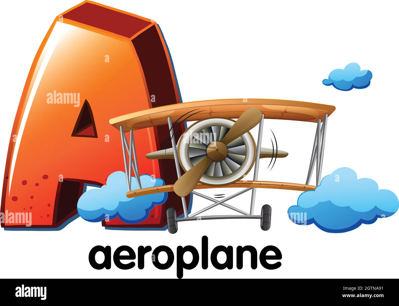 A letter A for aeroplane Stock Vector Image & Art - Alamy