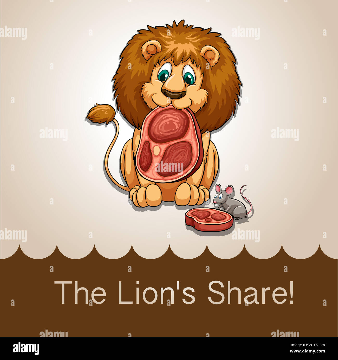 Flesh eating animal Stock Vector Images - Alamy