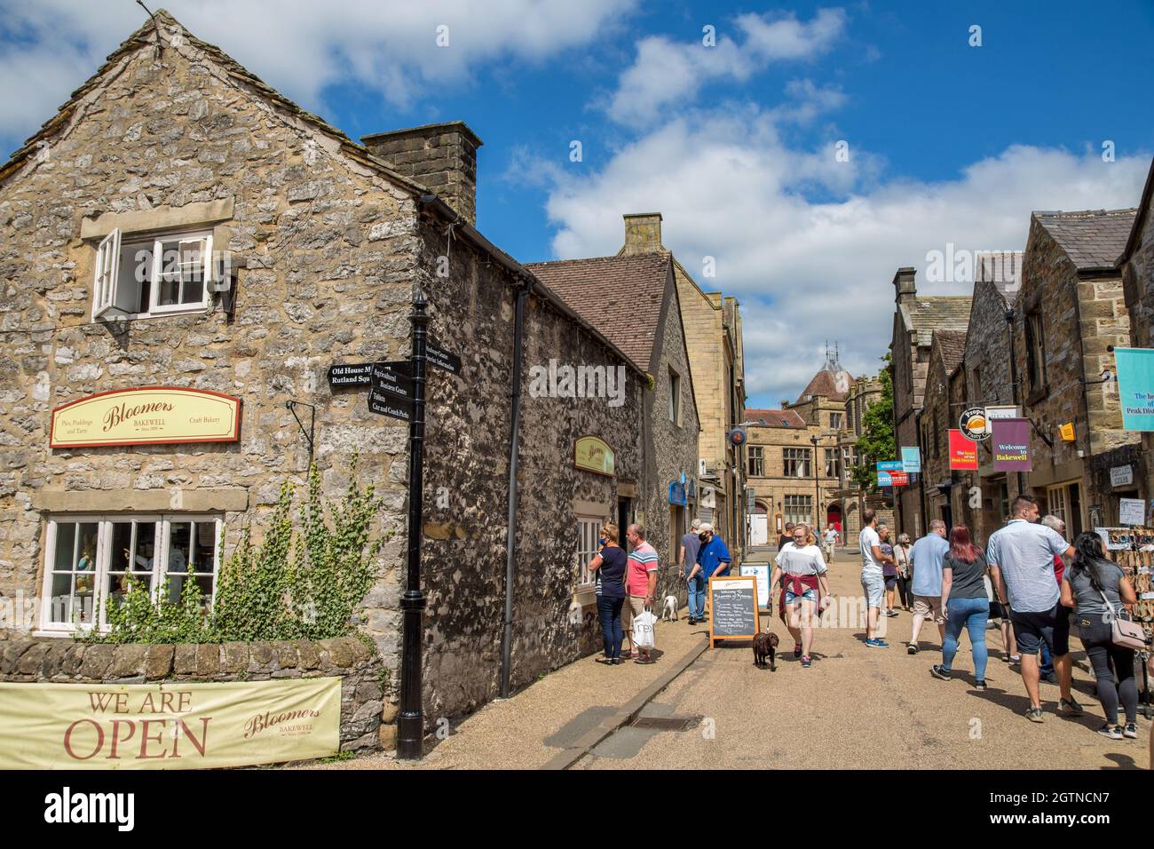 The town of Bakewell in the Peak District National Park Stock Photo - Alamy