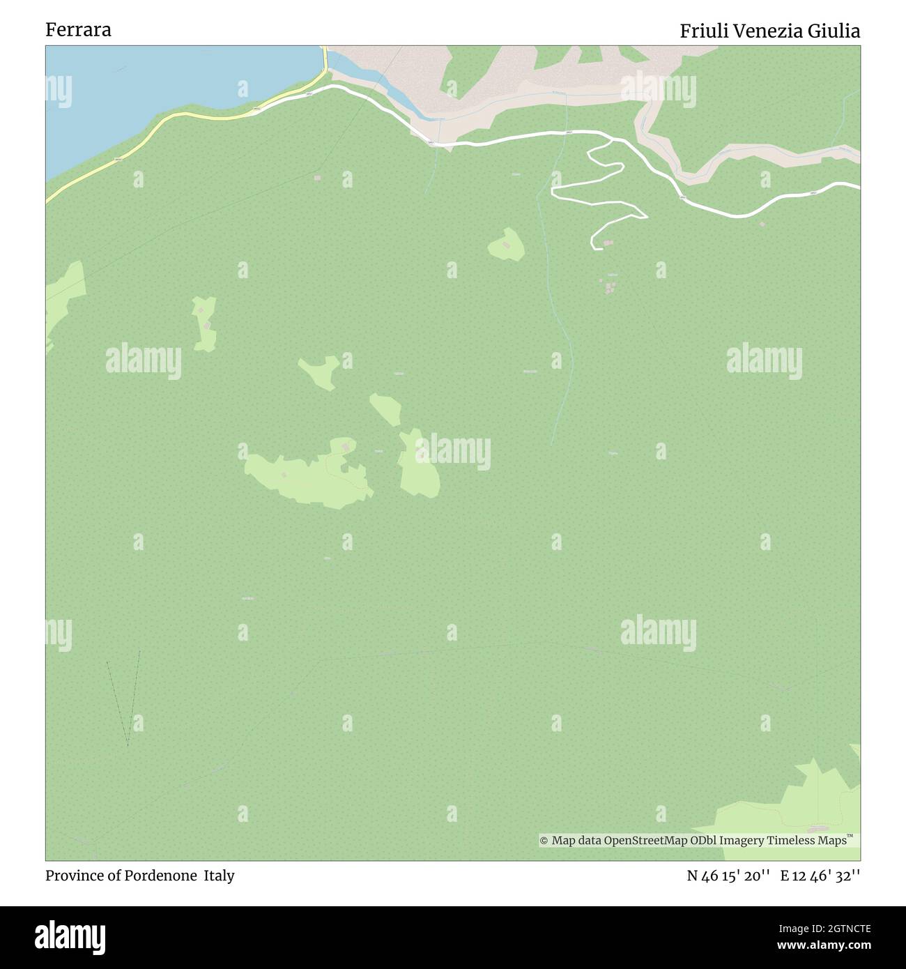 Ferrara province map hi-res stock photography and images - Alamy