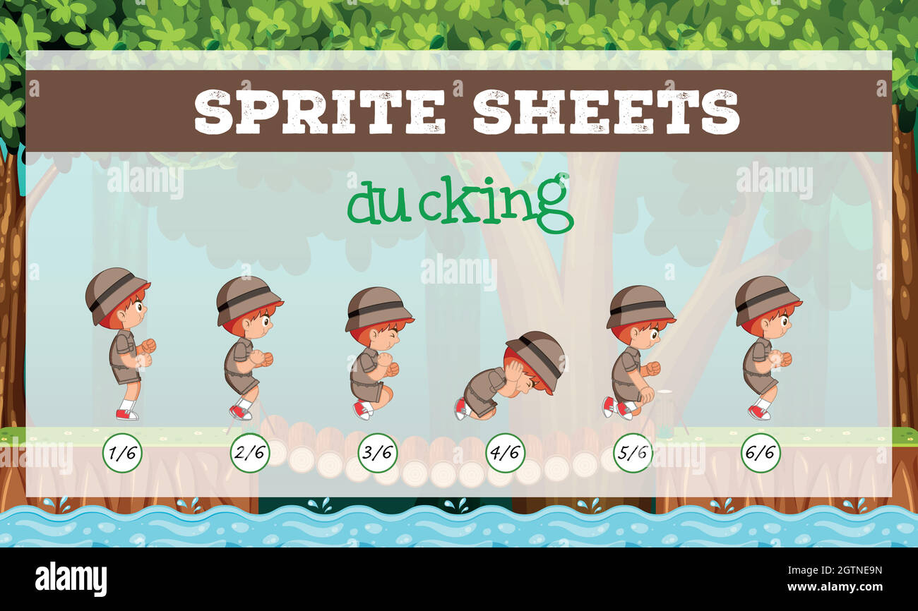 Character animation sprite sheet hi-res stock photography and images ...
