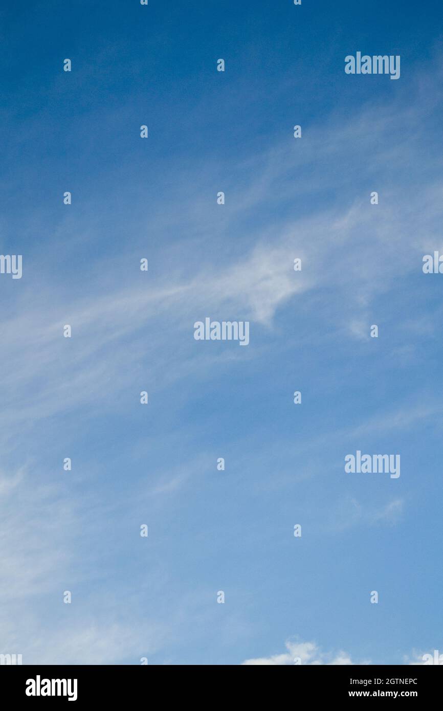 Blue sky and clouds - empty cloudscapes Stock Photo - Alamy