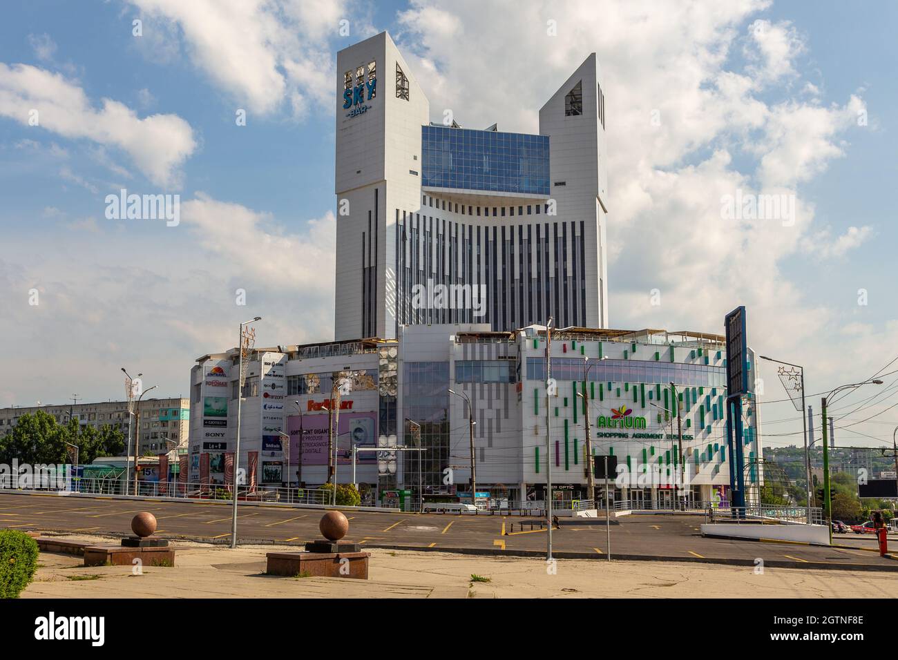 Chisinau, Kishinev, Republic of Moldova - 02 May 2021: The modern ...
