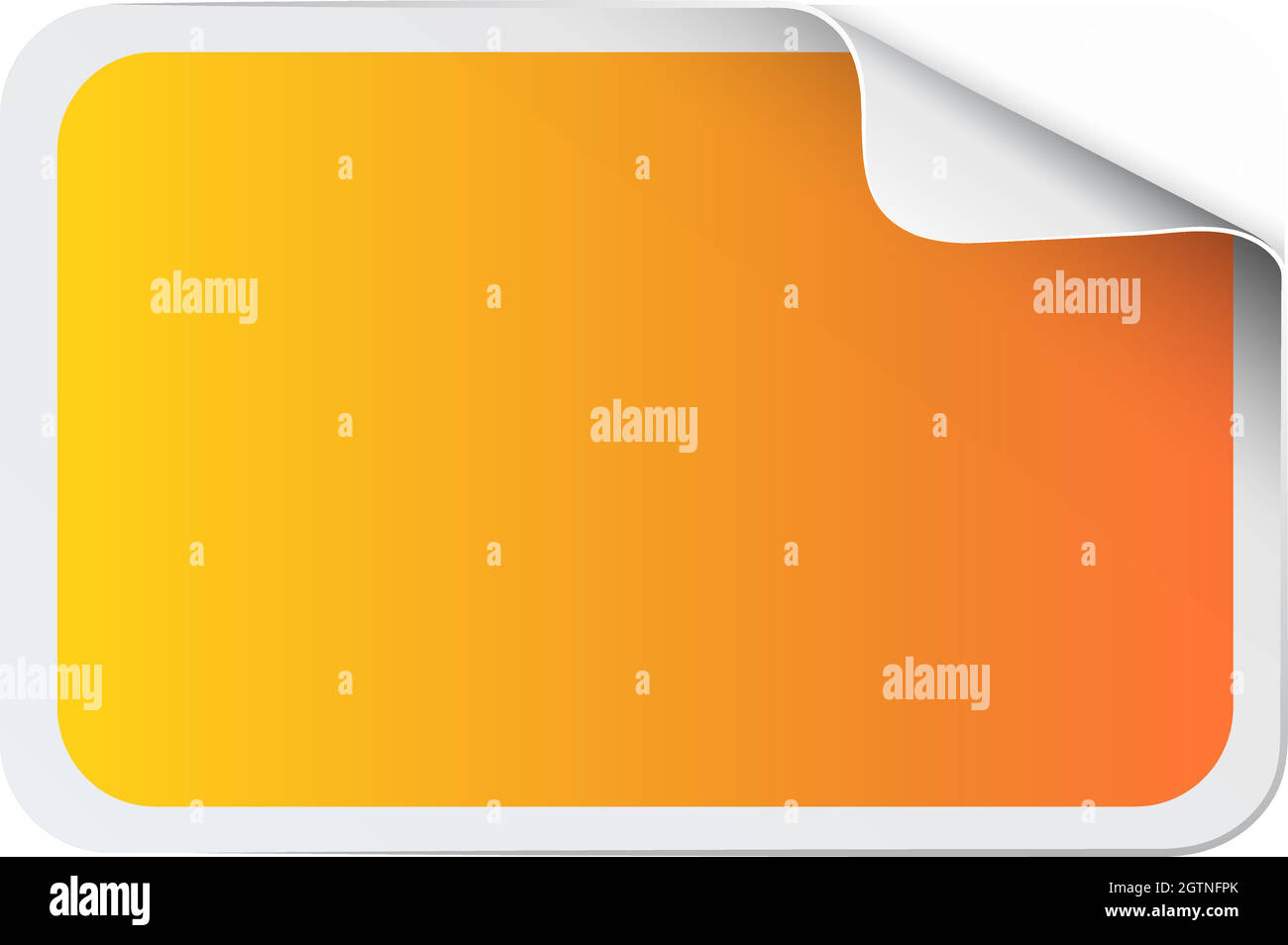 Yellow sticker Stock Vector Images - Alamy