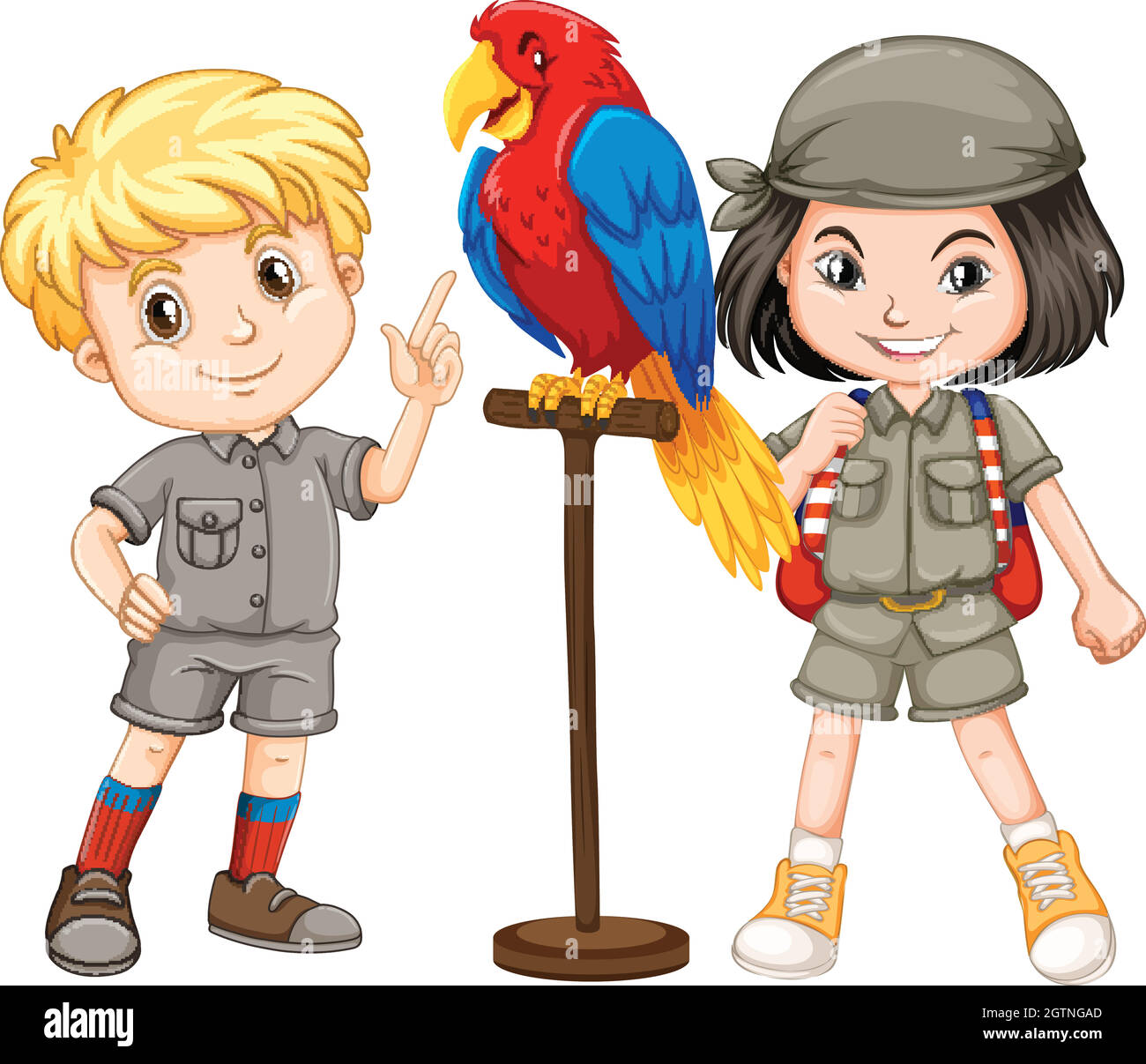 Parrot macaw children hi-res stock photography and images - Alamy