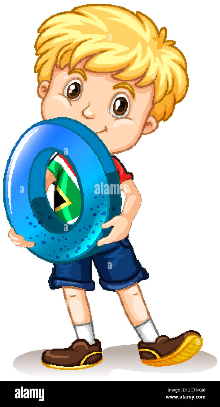 Cute boy blonde Stock Vector Images - Alamy