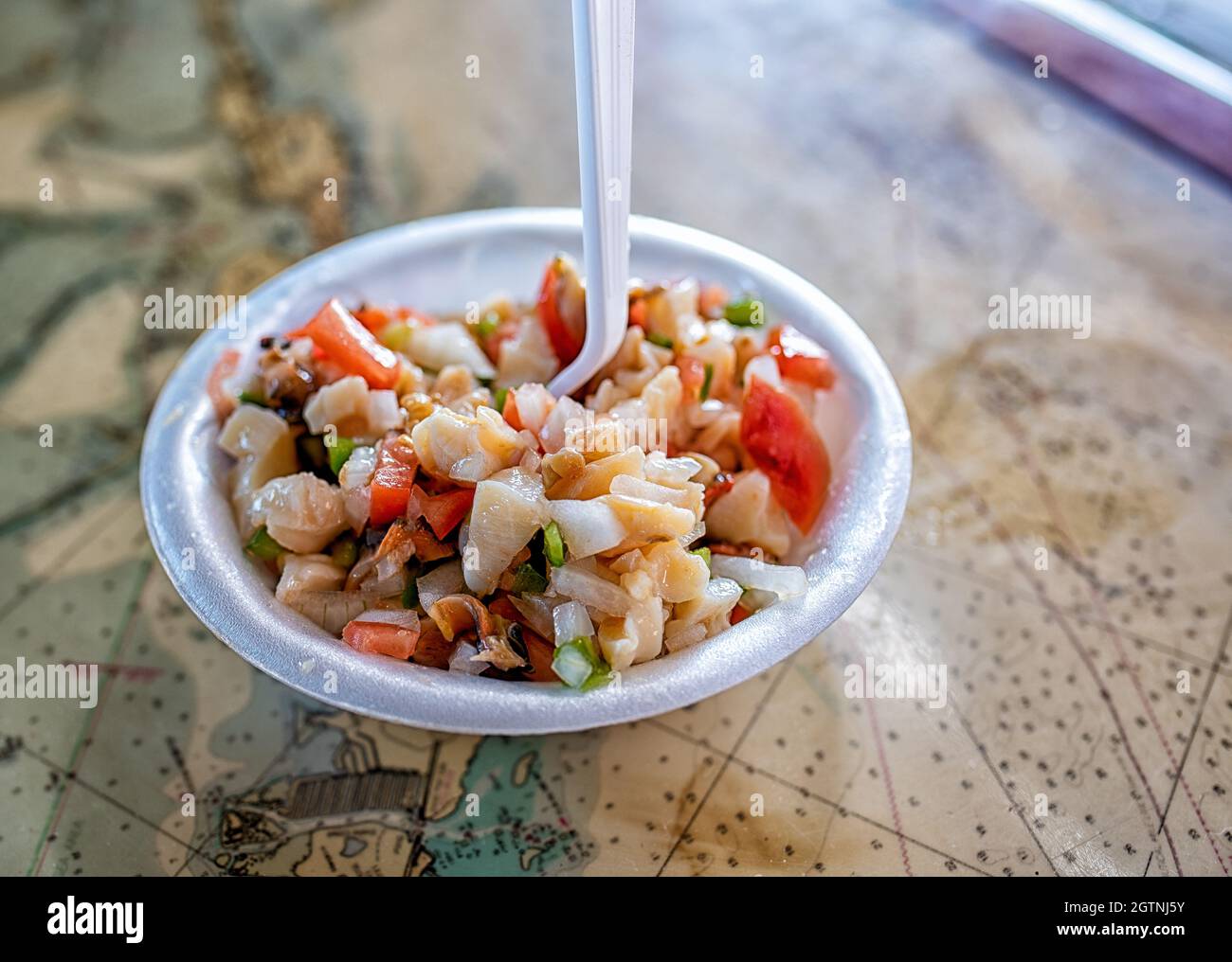 Conch salad hi-res stock photography and images - Alamy