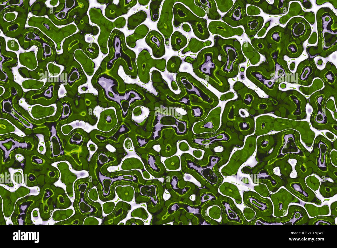 Illustration of a pattern with green and white mixed shapes Stock Photo ...