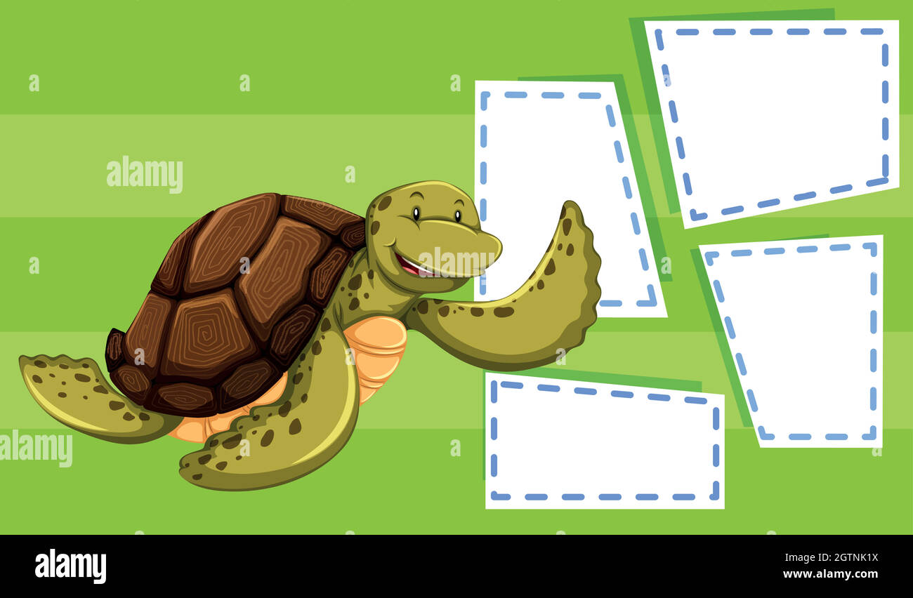 Picture of a turtle Stock Vector Images - Alamy