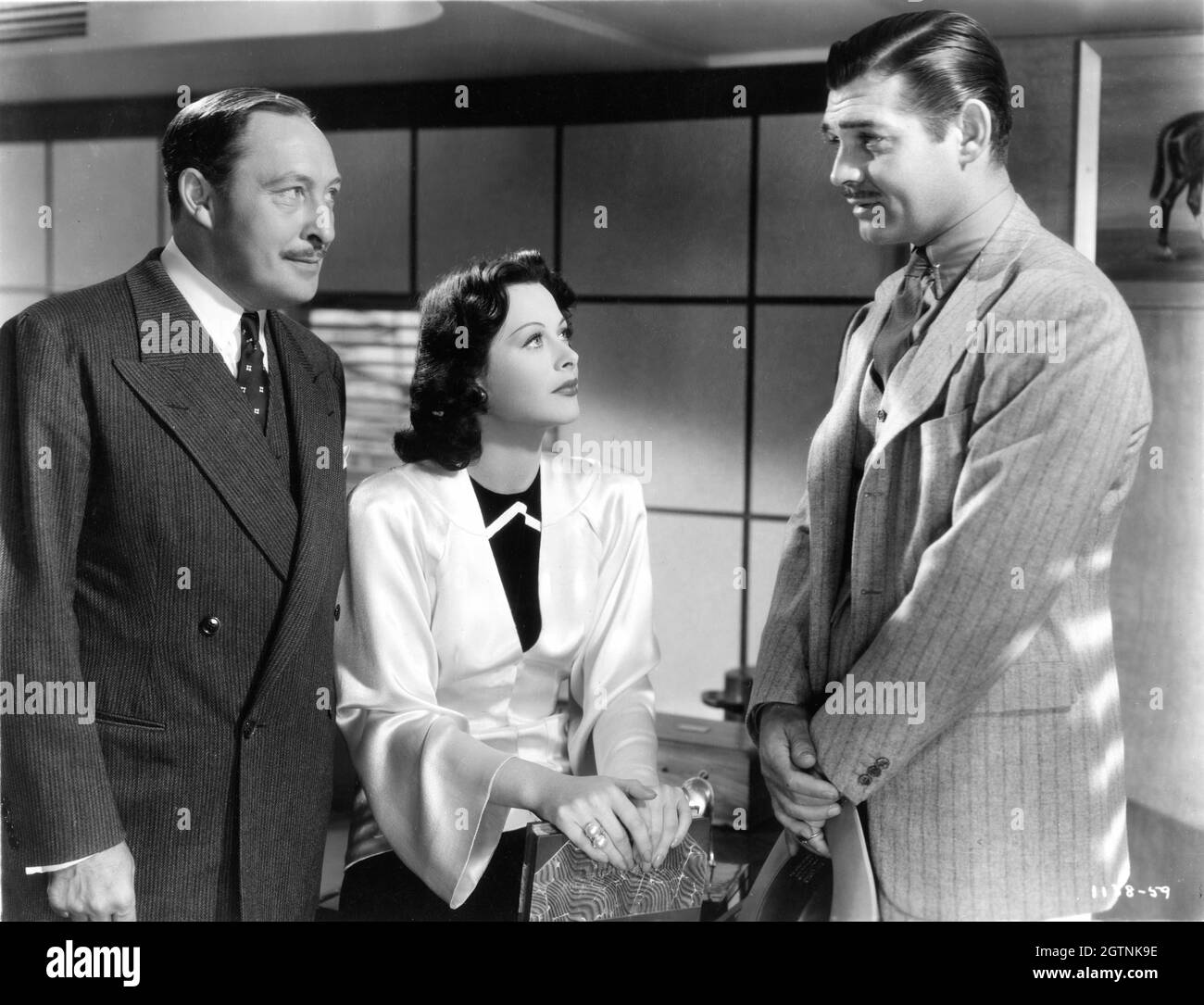 LIONEL ATWILL HEDY LAMARR and CLARK GABLE in BOOM TOWN 1940 director ...