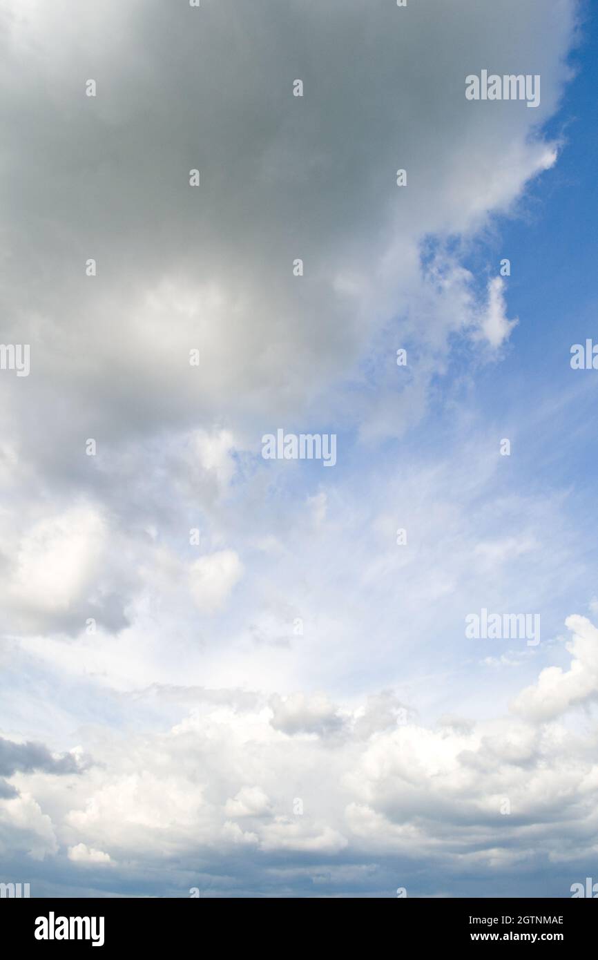Blue sky and clouds - empty cloudscapes Stock Photo - Alamy