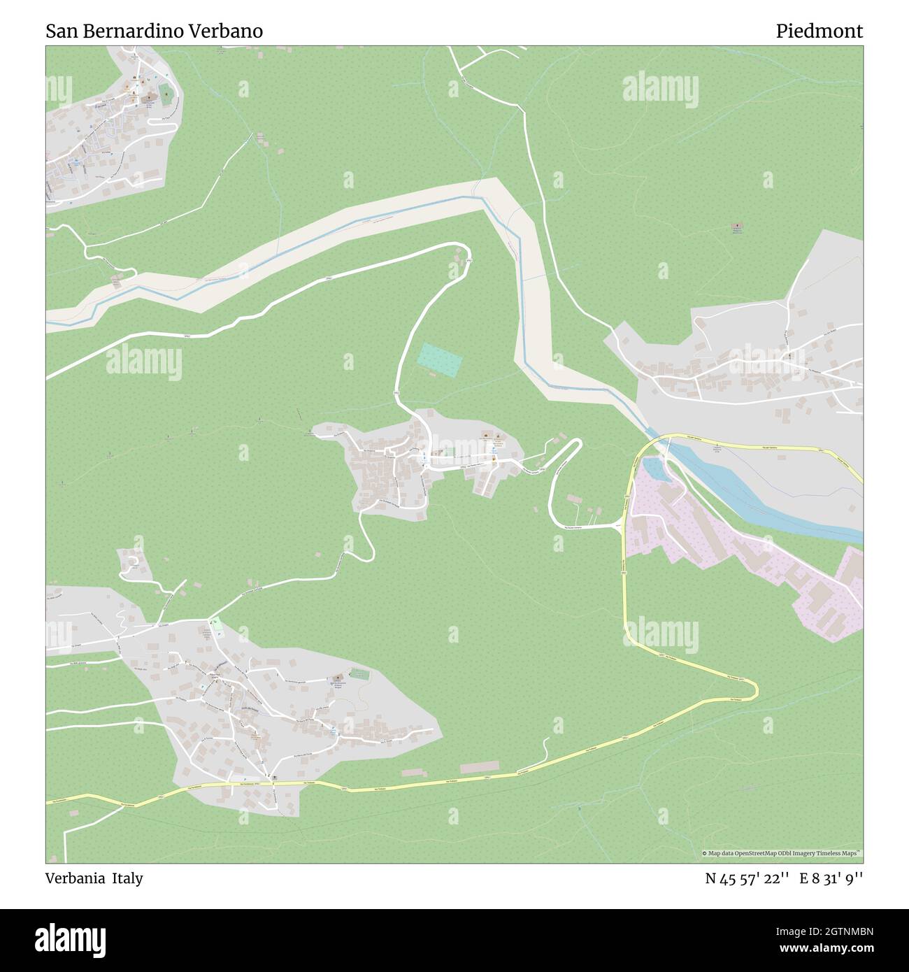 San Bernardino Verbano, Verbania, Italy, Piedmont, N 45 57' 22'', E 8 ...