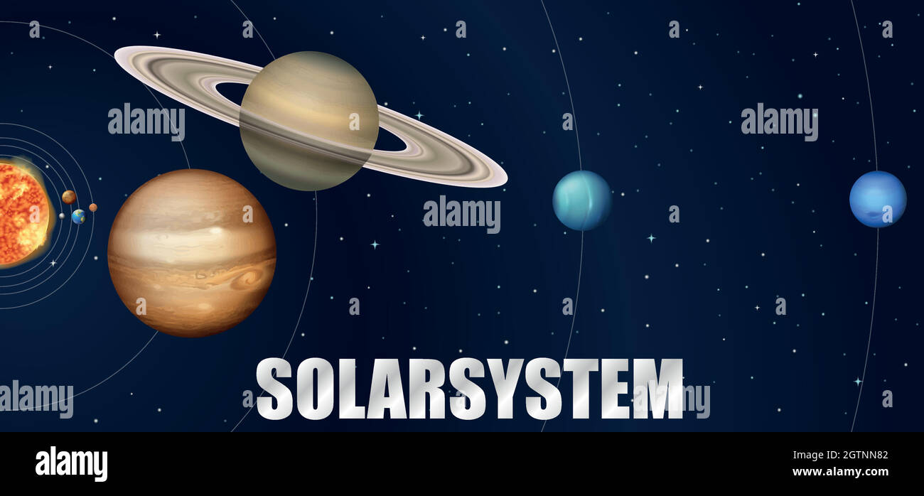 A design of astronomy solar system Stock Vector Image & Art - Alamy
