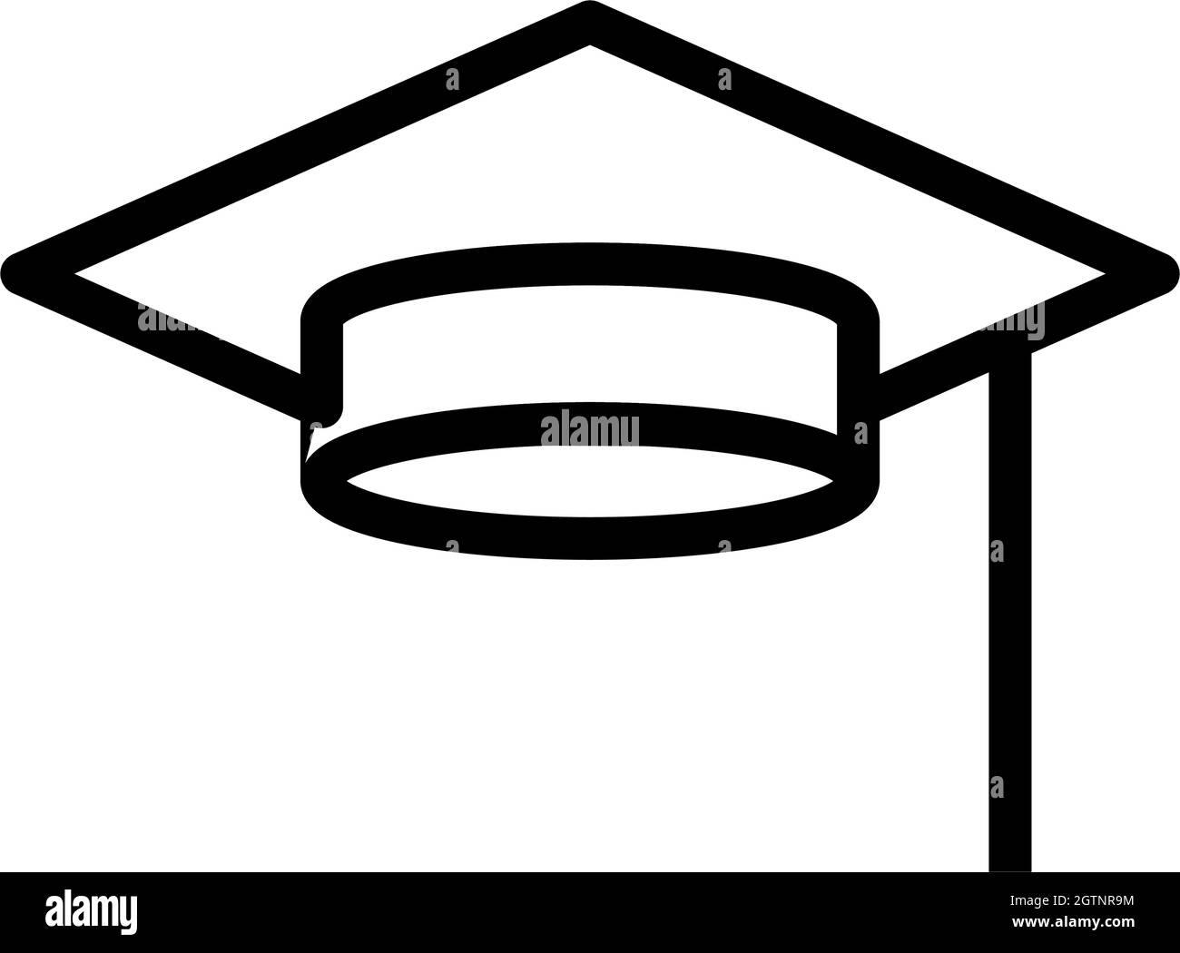 Icon Of Graduation Cap Stock Vector Image & Art - Alamy