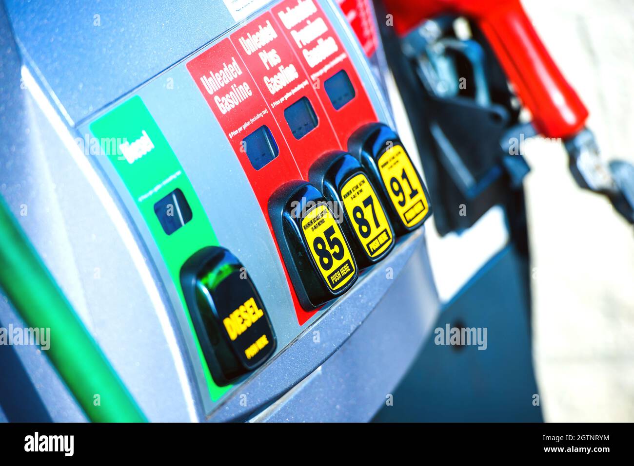 Gas equipment button hi-res stock photography and images - Alamy