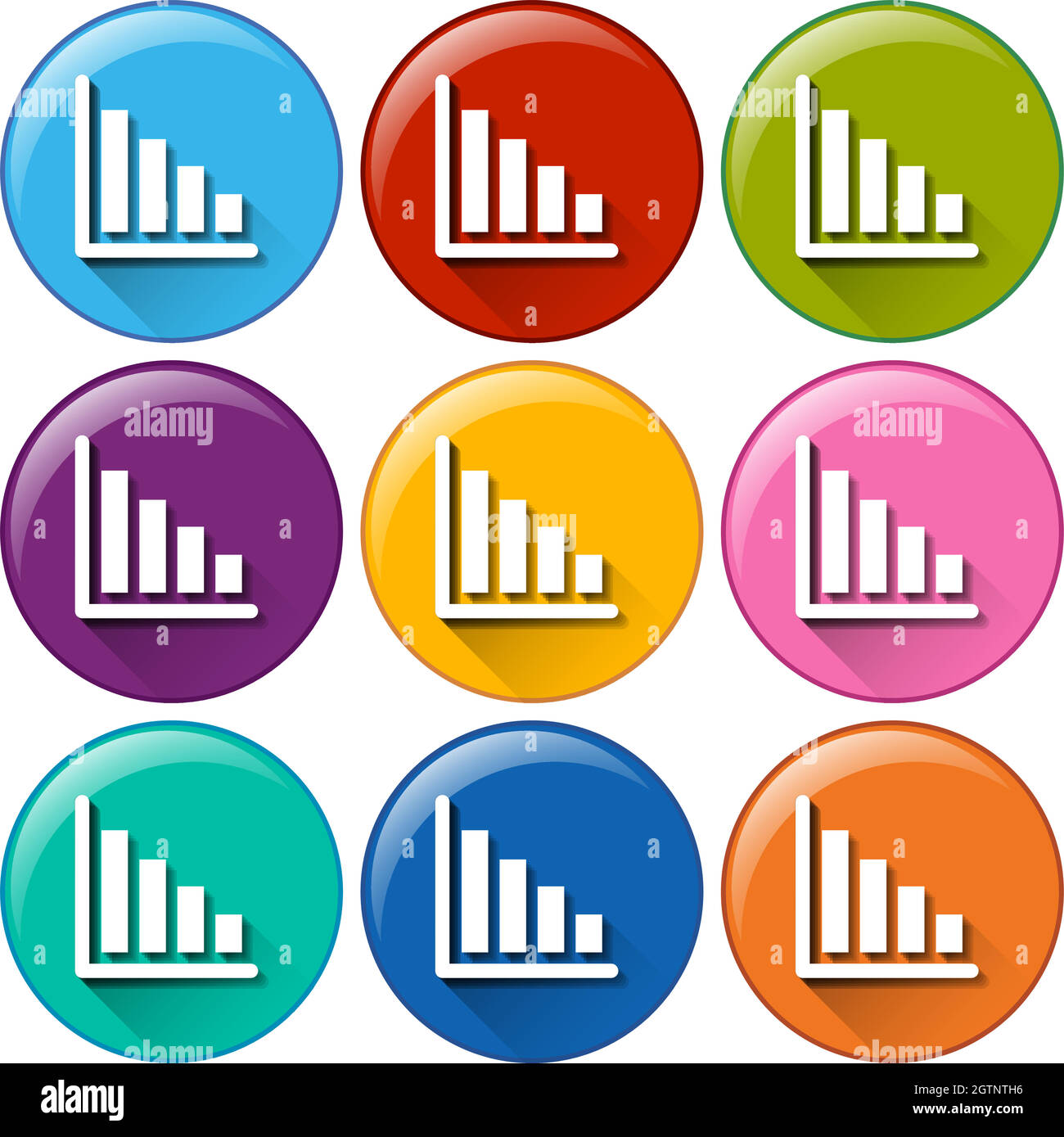 Increasing graph Stock Vector Images - Alamy