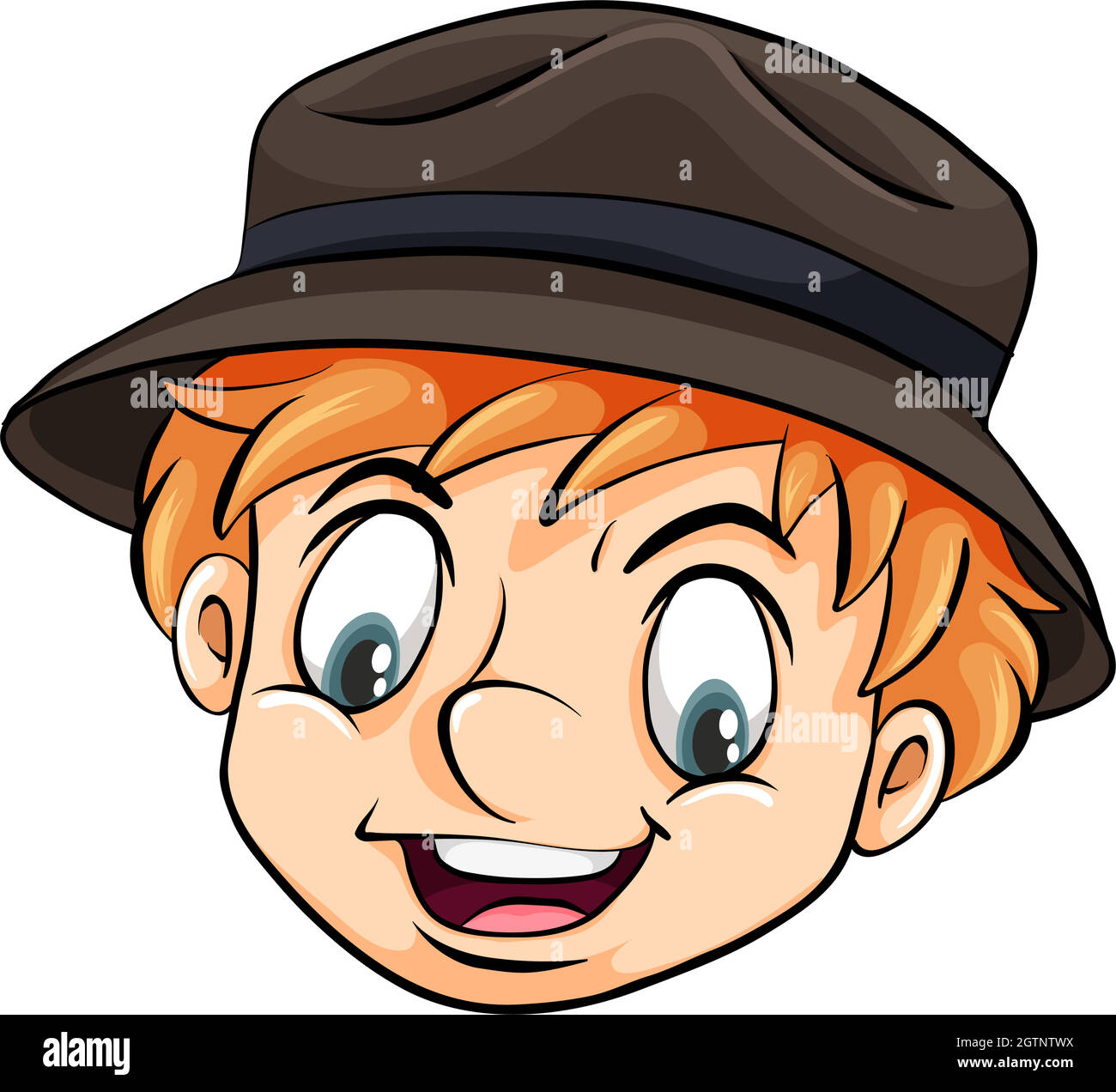 Boy covering his head Stock Vector Images - Alamy