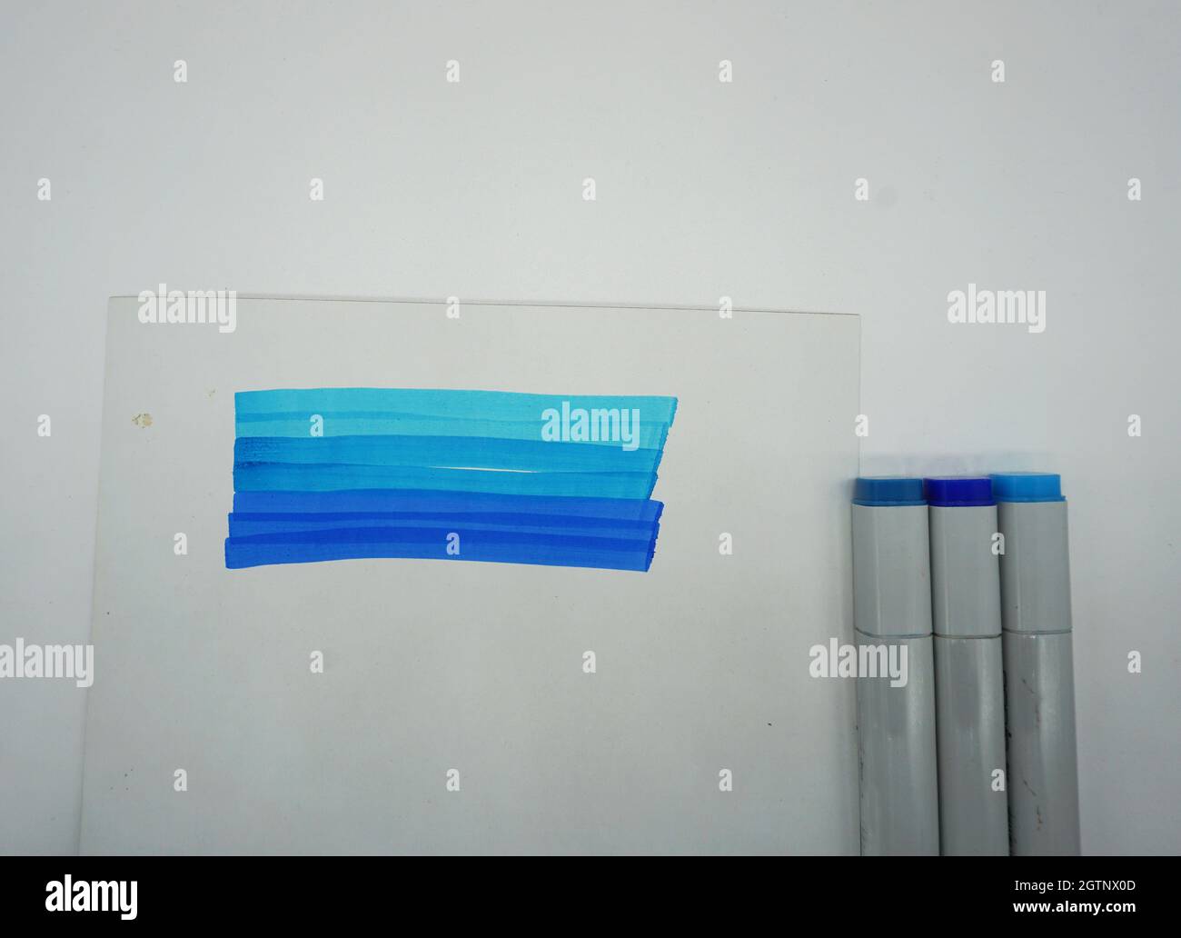 Modern Art Drawing Abstract Copic color Triangle Curve Square from ...