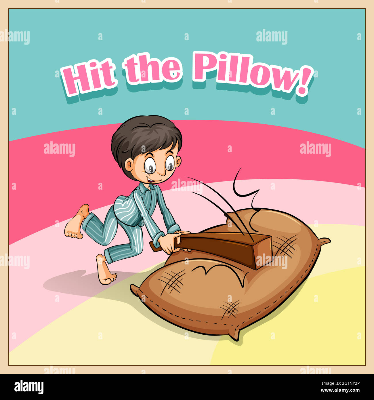 Hit the pillow hi-res stock photography and images - Alamy