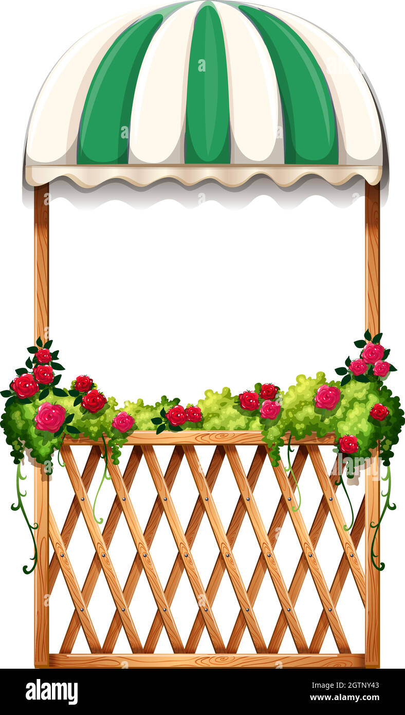 Wood facade porch Stock Vector Images - Alamy