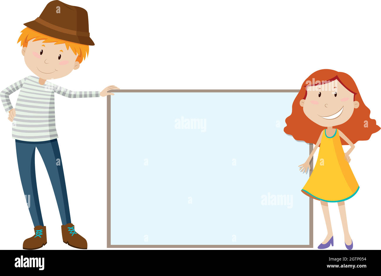 Tall person short person Stock Vector Images - Alamy
